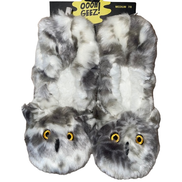 Oooh Geez! | Shoes | Nwt Oooh Geez Travel Budies Owl Slippers | Poshmark